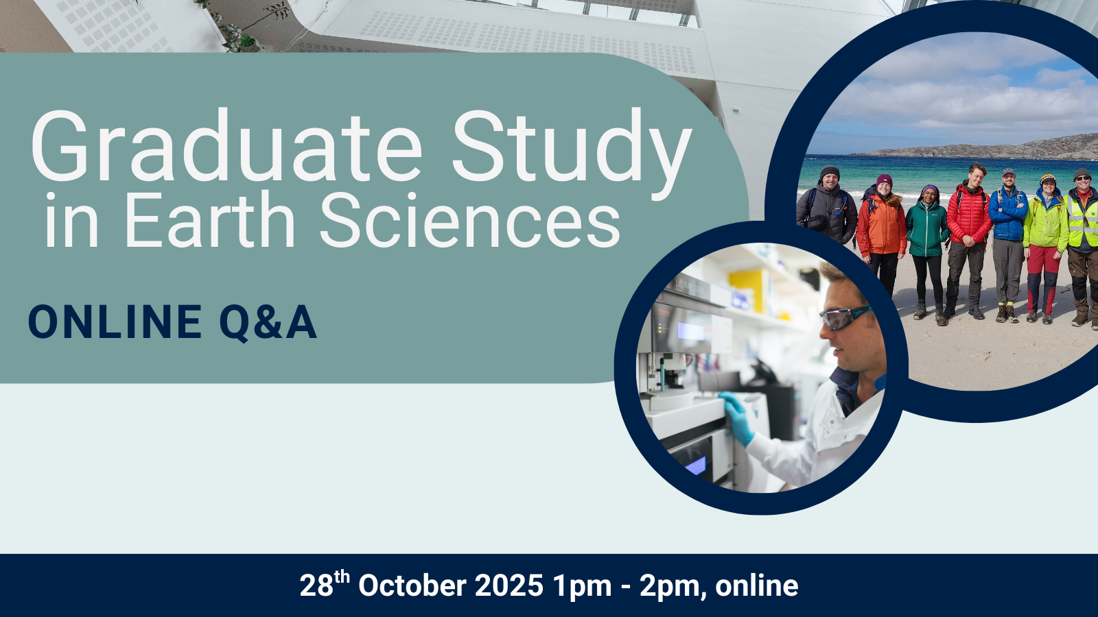 Graduate Study in Earth Sciences - Online Q&A | Department of Earth ...